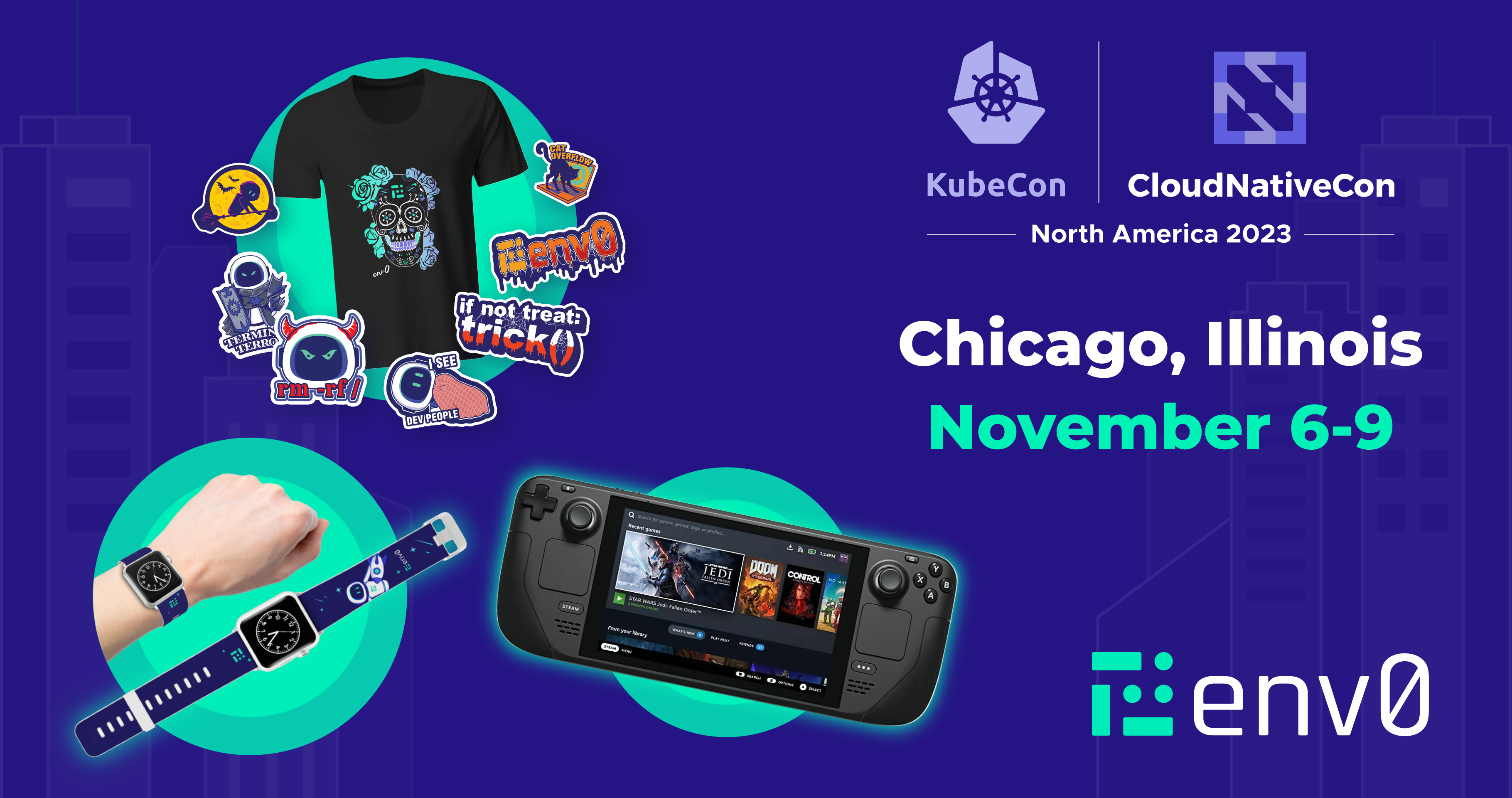 Meet Us in Chicago for KubeCon NA 2023! | env0